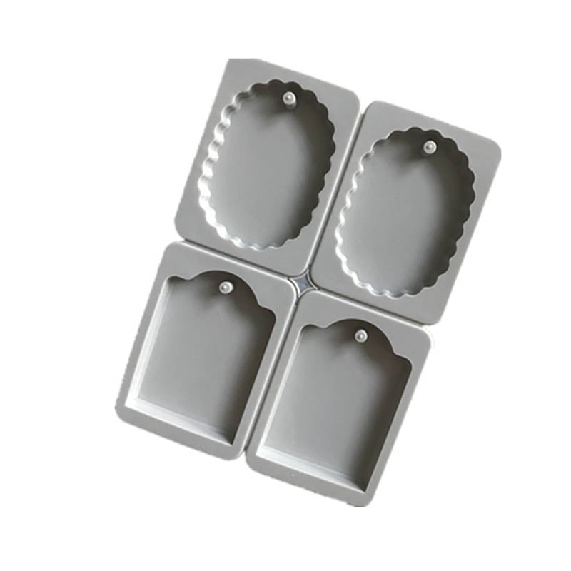 Scallop and Stone Tablet Frame Silicone Mold - Raw Essentials