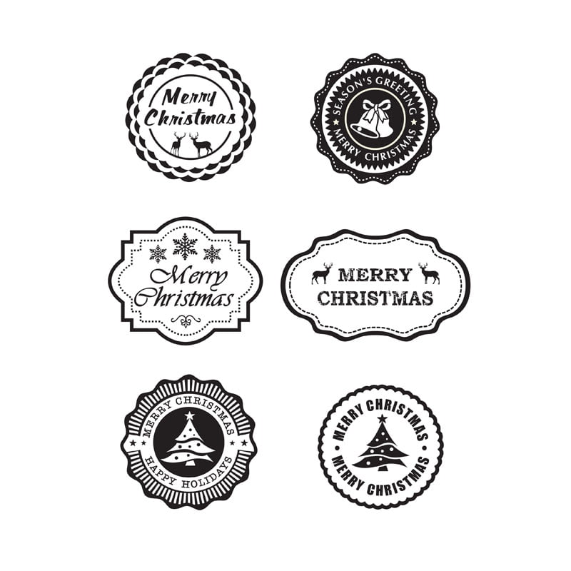 Christmas Label Fancy Tags – Raw Essentials