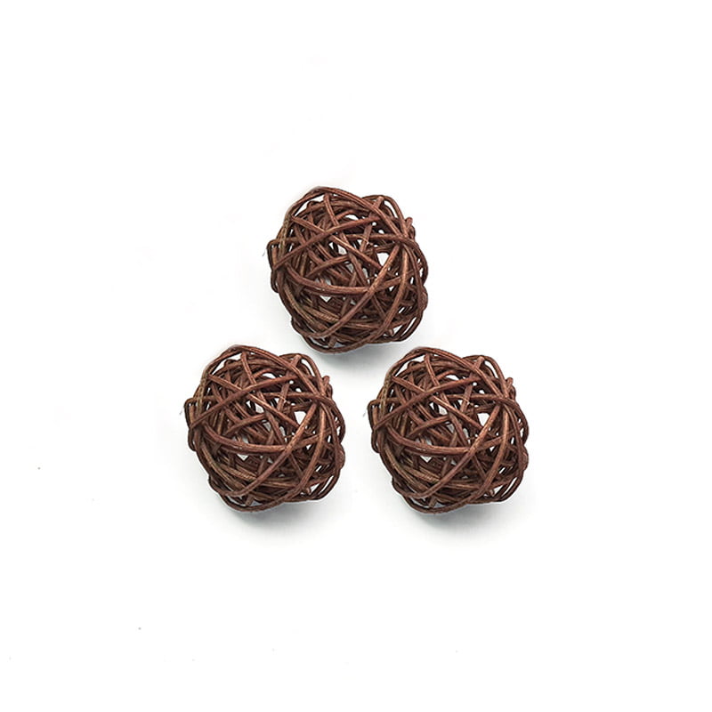 Wicker Rattan Ball (Set of 3) - Raw Essentials