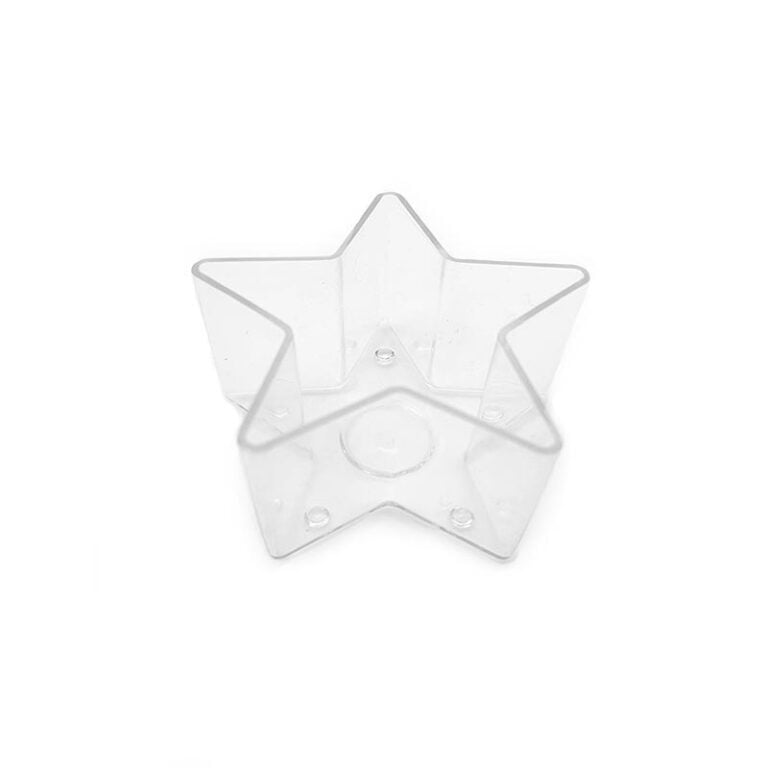 Tealight Candle Container – Star Shape – Raw Essentials