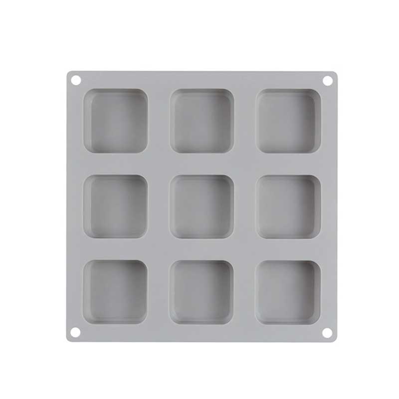9 Square Cubes Silicone Mold – Raw Essentials
