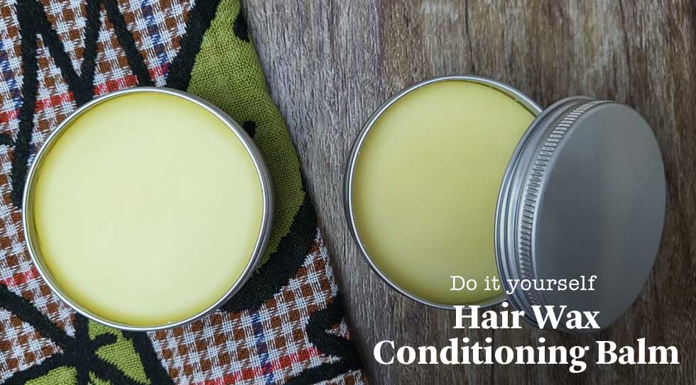 Do It Yourself Hair Wax Conditioning Balm - Raw Essentials