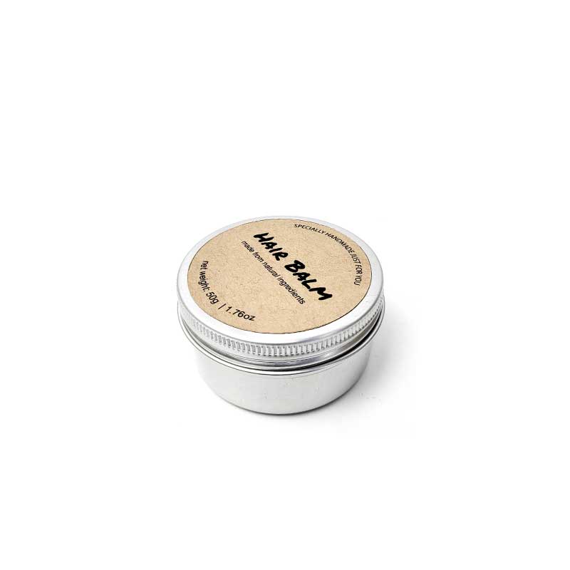 Tin Balm 50g Kraft Sticker - Raw Essentials